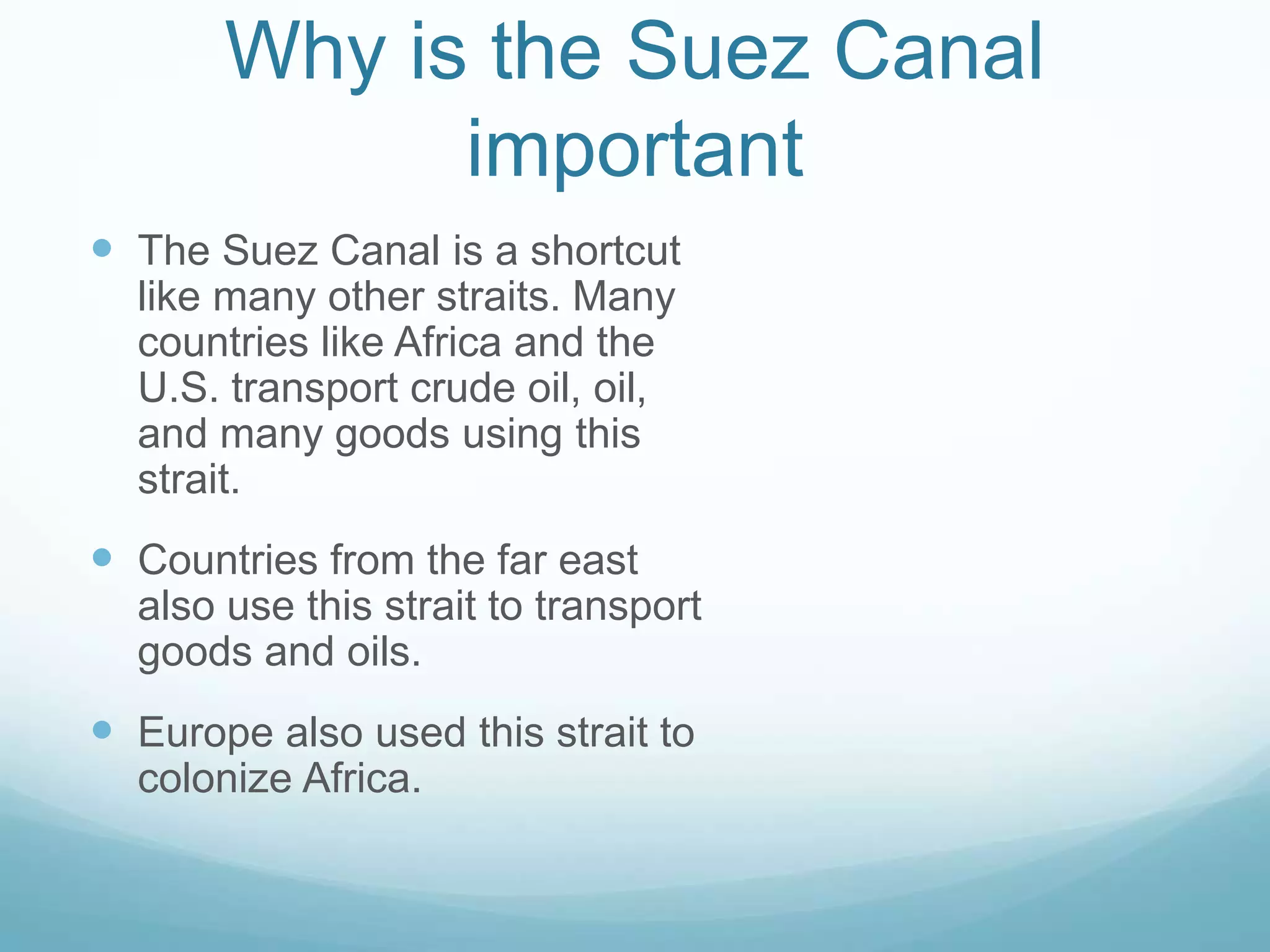 Suez canal | PPTX