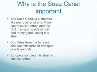 Suez canal | PPTX