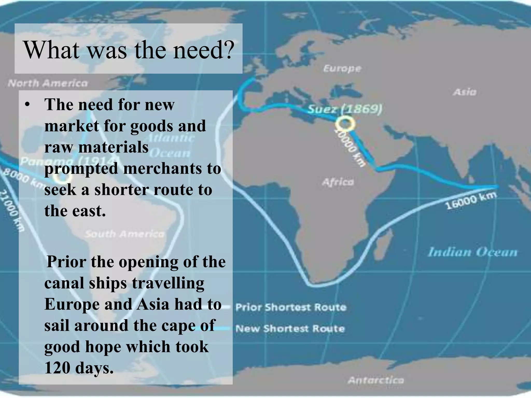 Suez canal – history and construction | PPTX | Geography | Science