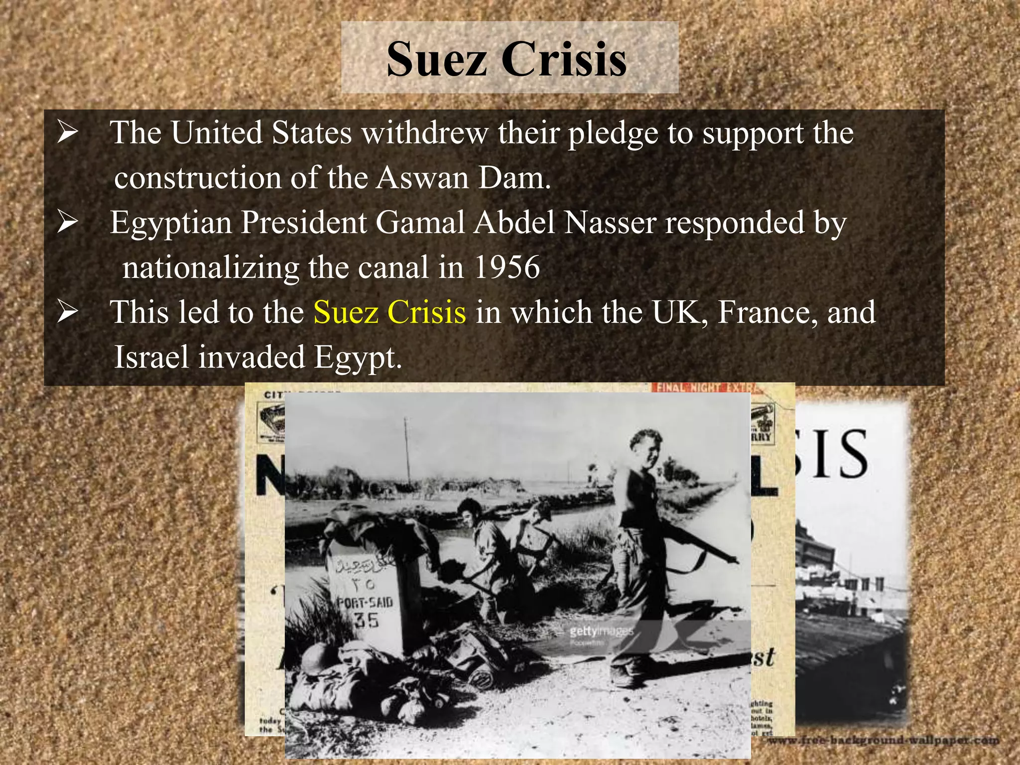 Suez canal – history and construction | PPTX