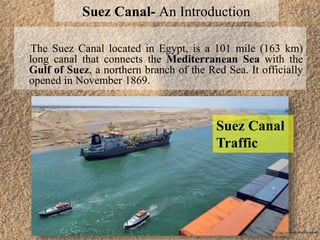 Suez canal – history and construction | PPTX