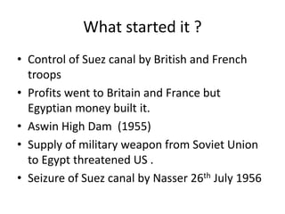 Suez crisis | PPTX