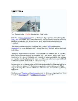 Suezmax | PDF