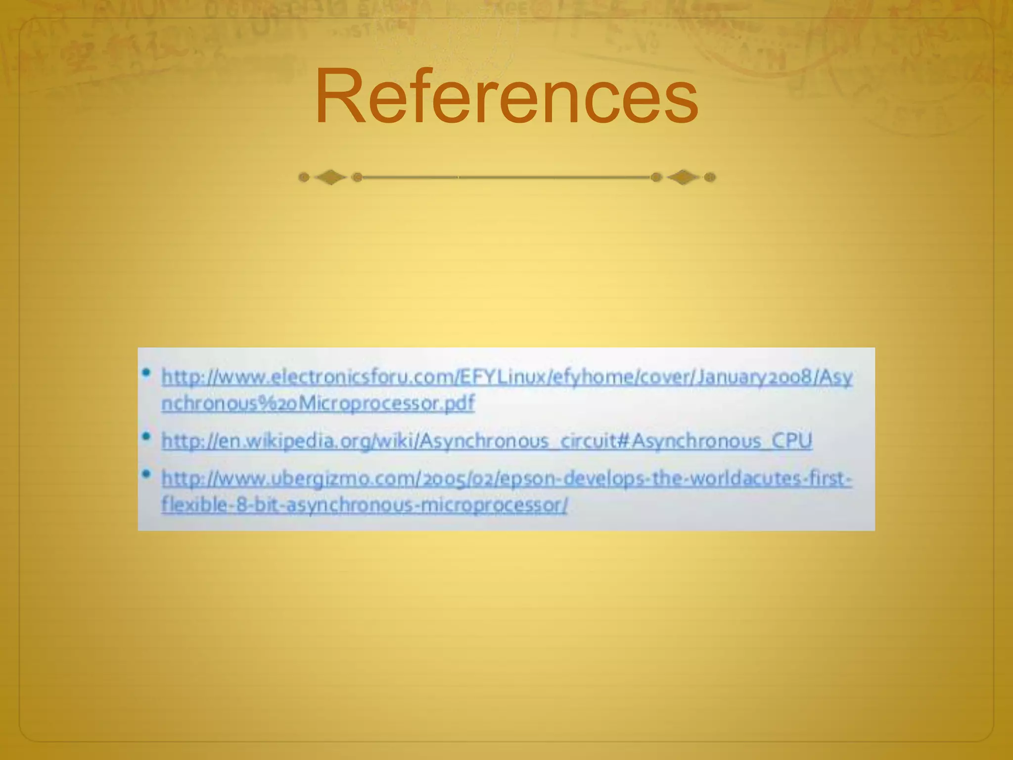 Asynchronous Processors: Clockless Logic | PPTX