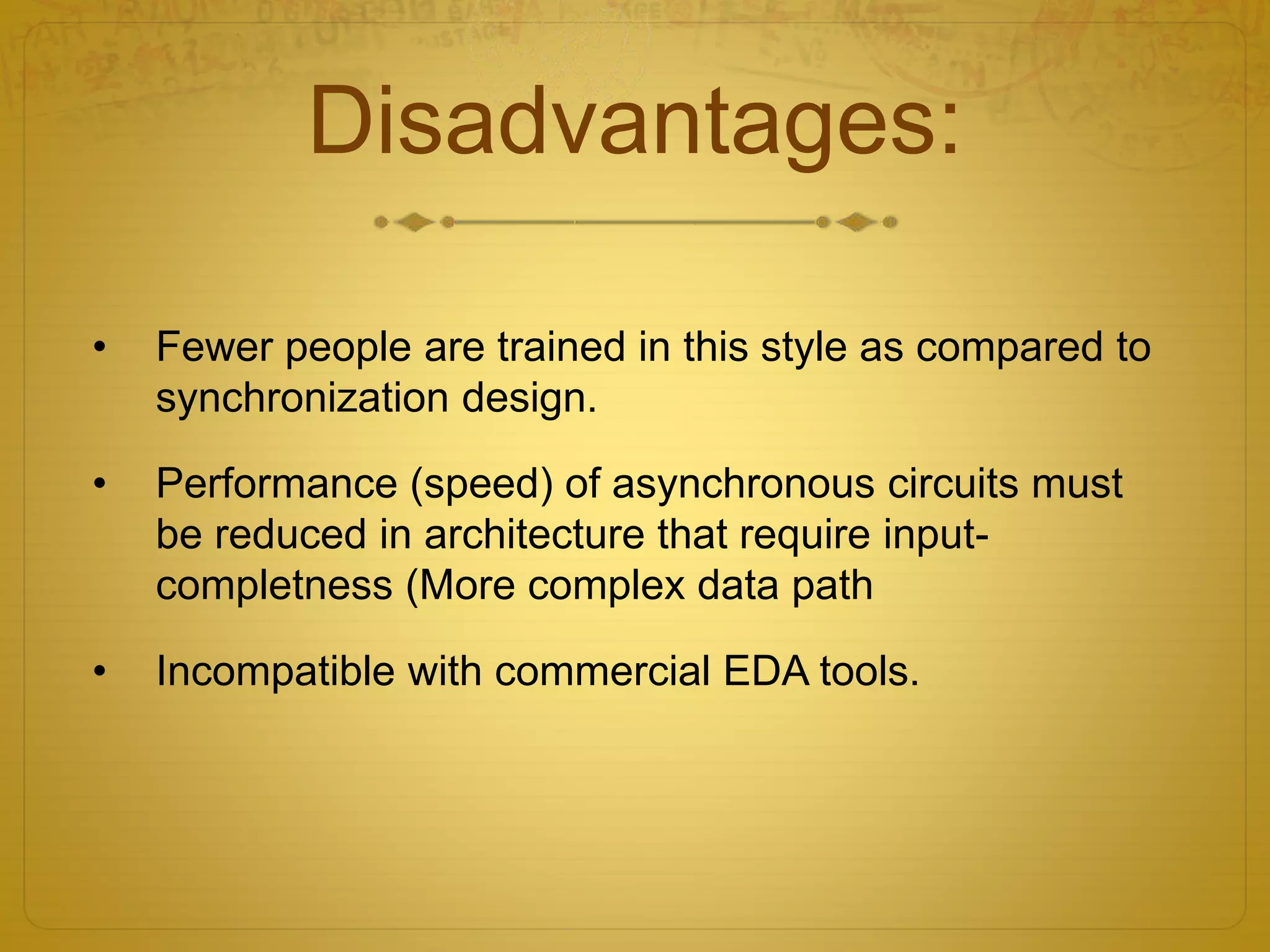 Asynchronous Processors: Clockless Logic | PPTX