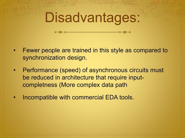 Asynchronous Processors Clockless Logic Ppt