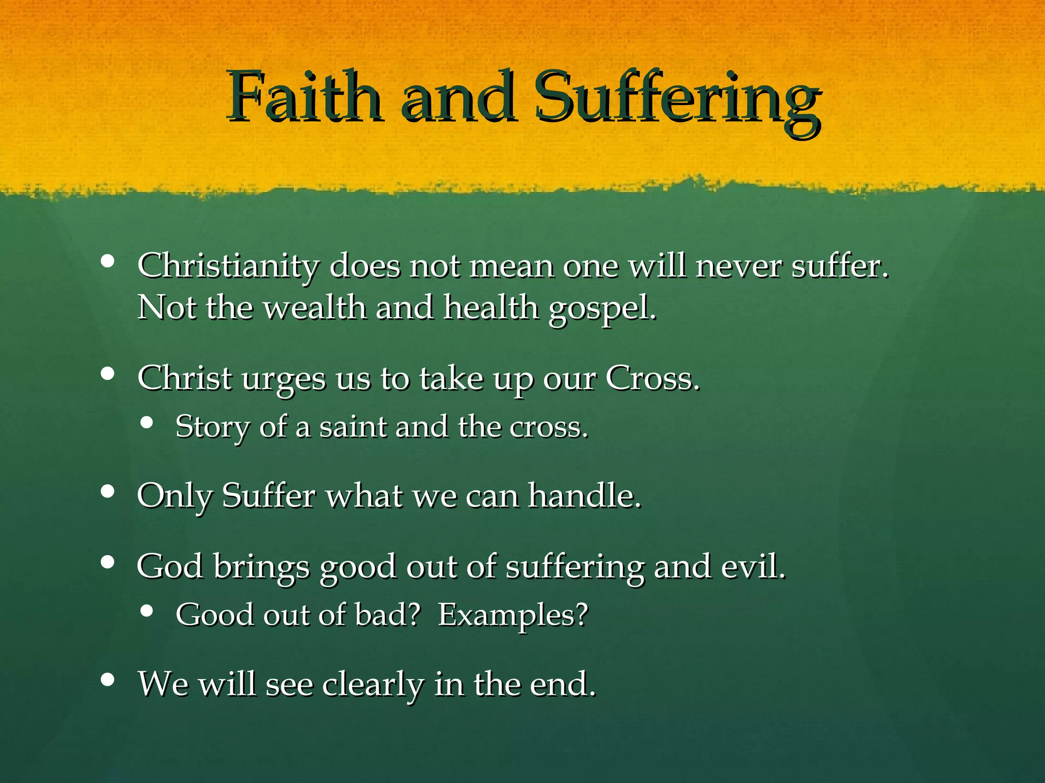 Suffering | PPT