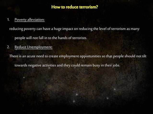 what can be done to alleviate suffering in the world ? | PPTX