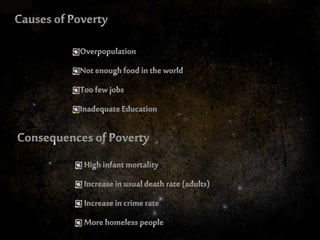 what can be done to alleviate suffering in the world ? | PPTX