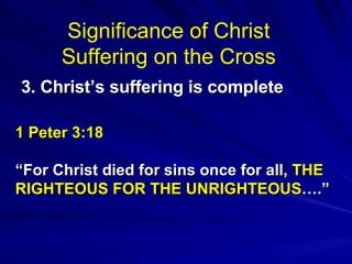 Suffering For Christ | PPT
