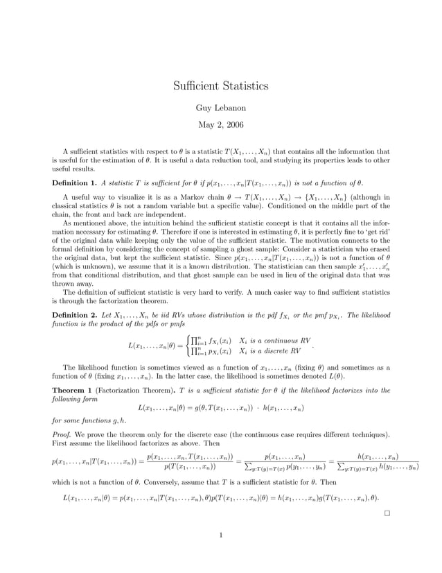 Sufficiency | PDF | Physics | Science