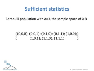 Sufficient statistics | PDF