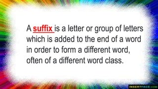 Suffix | PPTX