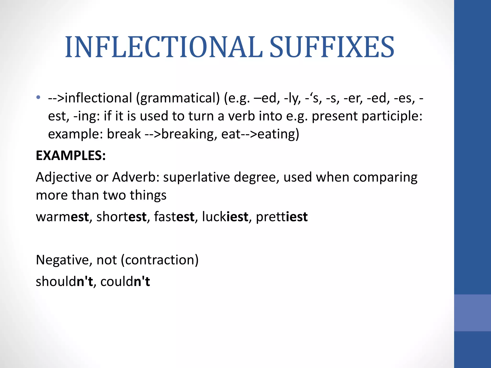Suffixes | PPTX