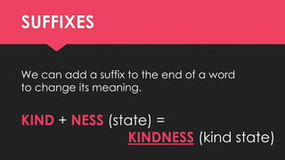 English Suffixes to Improve Your Vocabulary | PDF