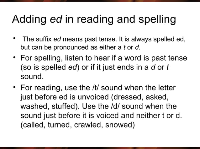 Suffixes S Es Ed Ly | PPT