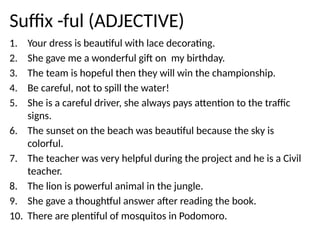 Suffix –ous and other suffixes (ADJECTIVE).pptx