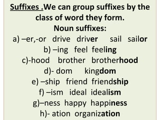 Suffix,prefix | PPT