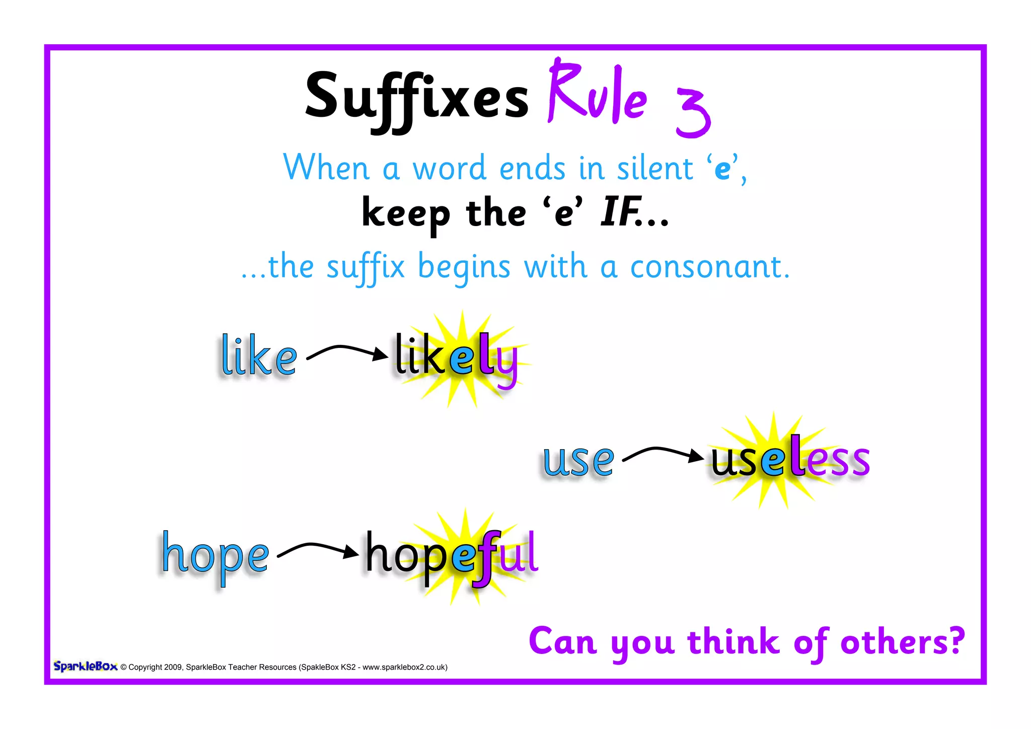 Suffix Rules Made a Little Simpler | PDF