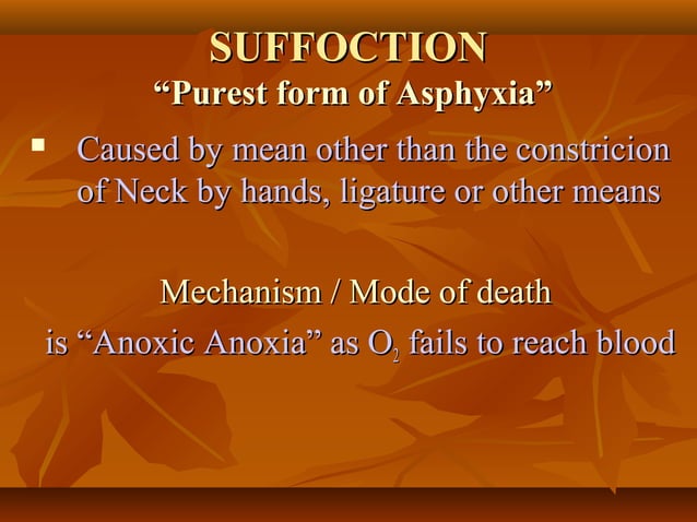 Suffocation | PPT | Ear, Nose and Throat Conditions | Diseases and ...