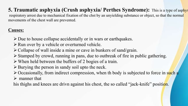 SUFFOCATION AND DROWNING-pptx in the class | PPTX | First Aid | Injuries