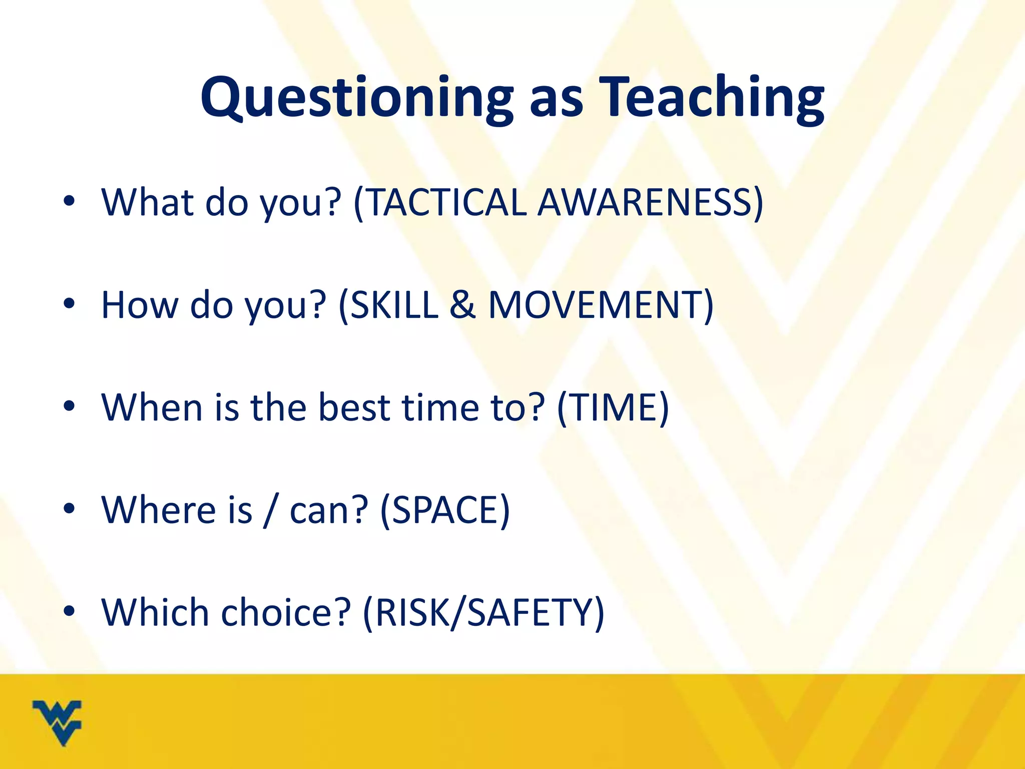 Teaching Games for Understanding: Net and Wall Games Lesson ...