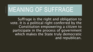 Suffrage | PPTX