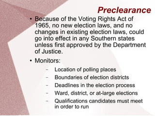 Suffrage and civil rights | PPT