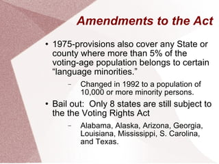 Suffrage and civil rights | PPT