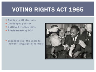 Suffrage & civil rights | PPTX