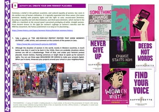 Suffragette Activity Pack | PPT