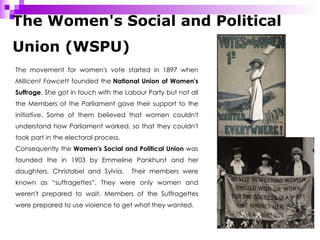 Suffragettes | PPT