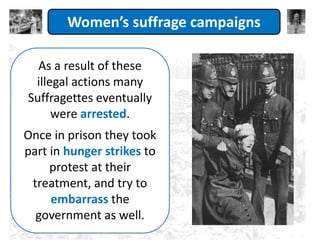 Era of the Great War - The Suffragettes | PPTX