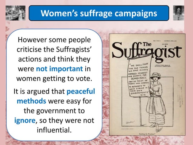 Era of the Great War - The Suffragists | PPTX