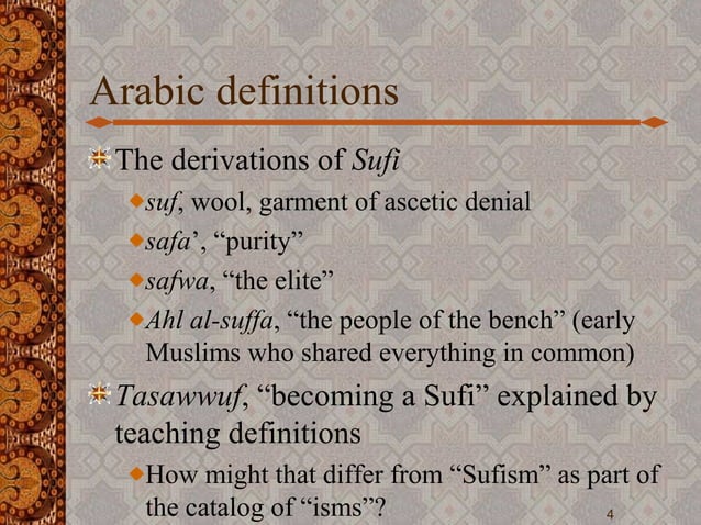 Sufi (1) | PPT | Islam | Religion & Spirituality