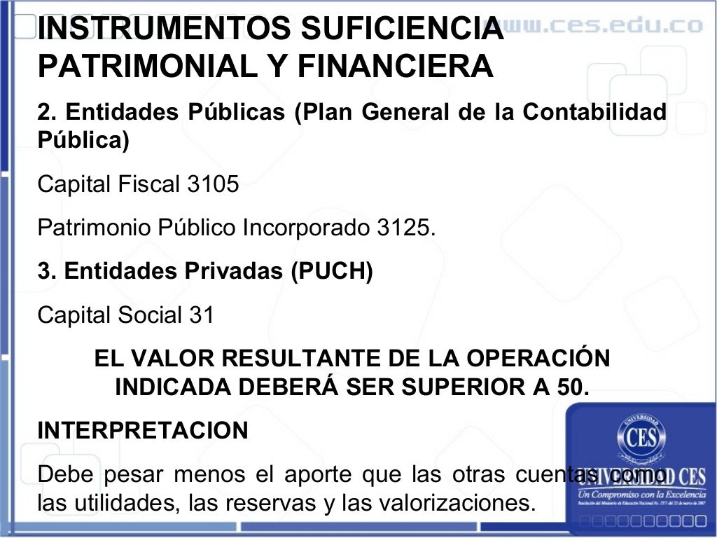 Suficiencia patrimonial tecnico administrativa Suficiencia patrimonial tecnico administrativa