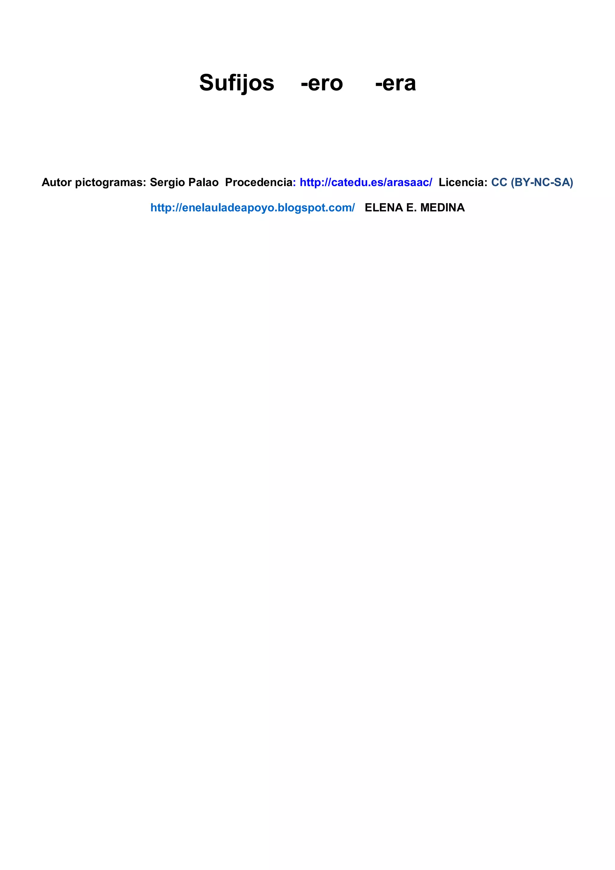 Sufijos ero era | PDF