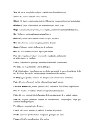 Sufijos y prefijos | PDF