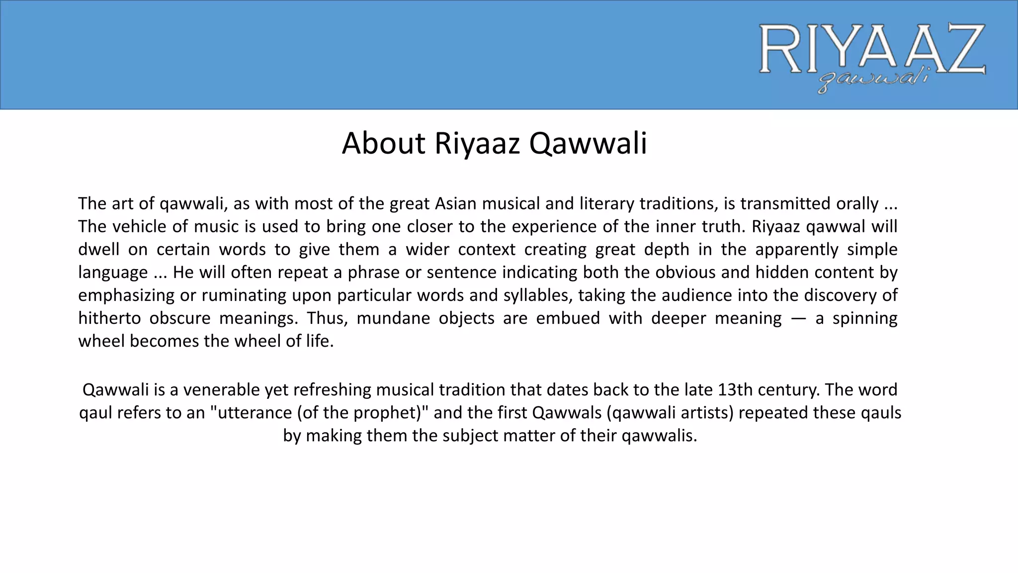 Sufi qawwali group | PPT