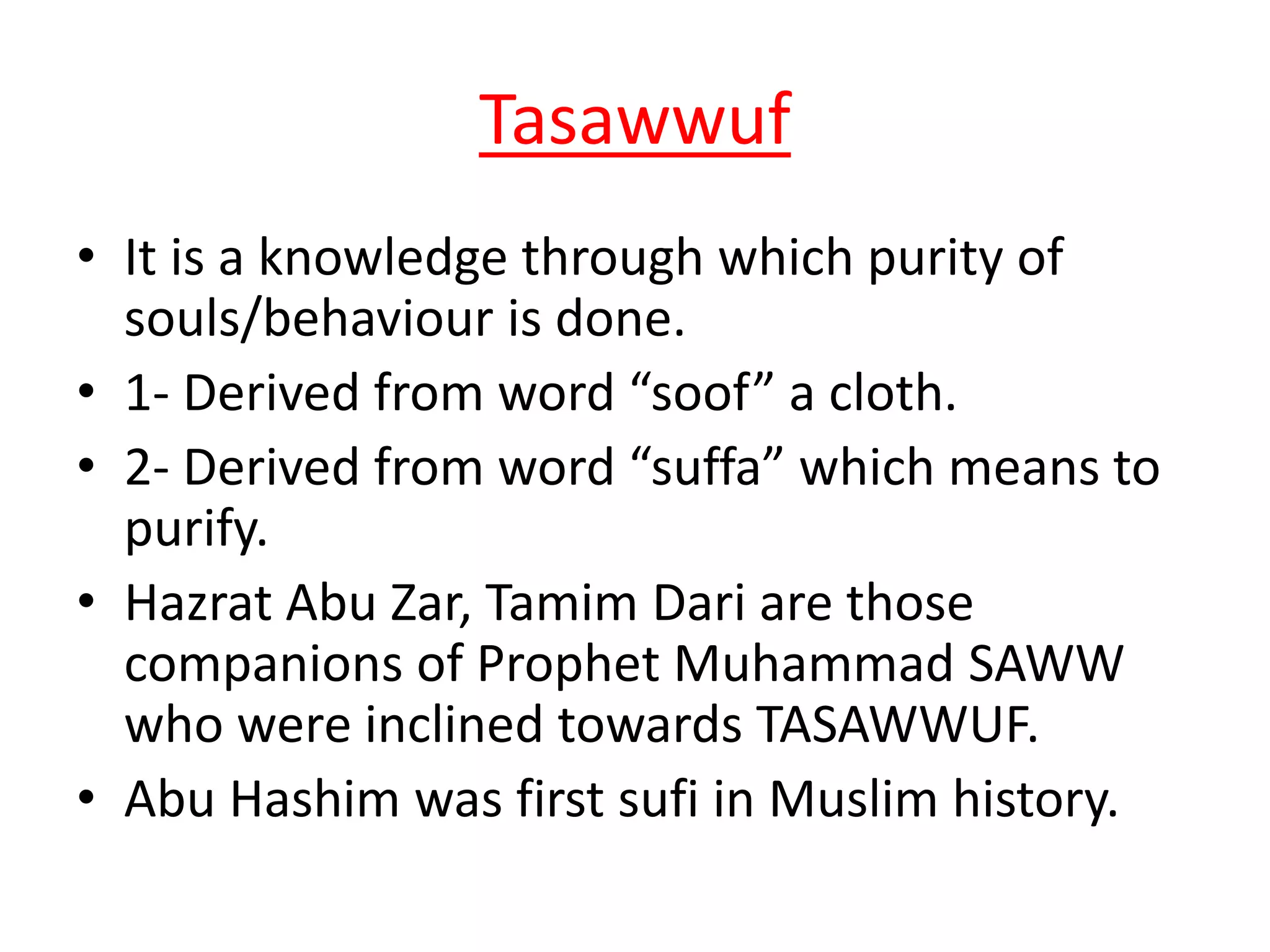 Sufis in sub continent | PPTX