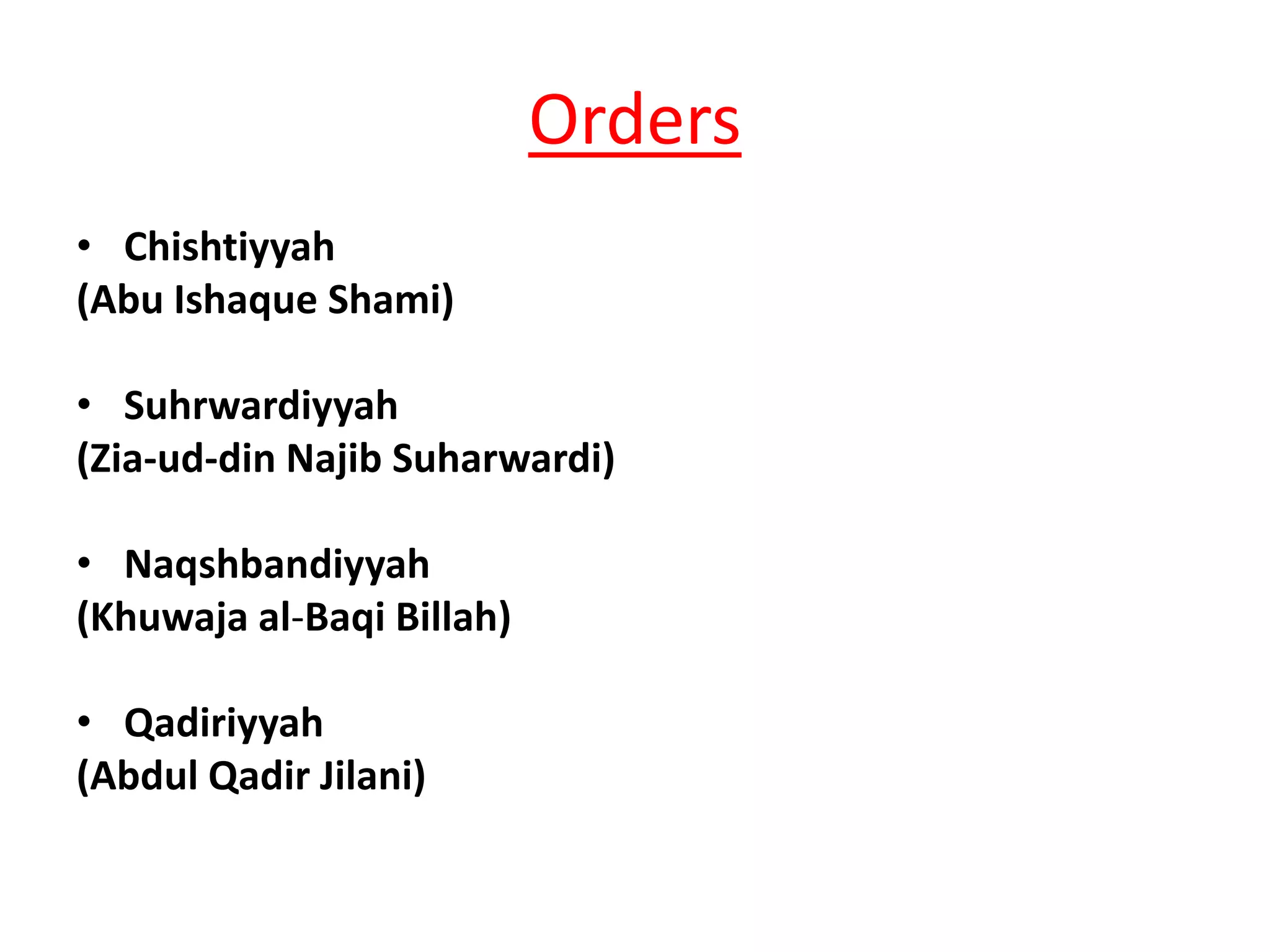 Sufis in sub continent | PPTX