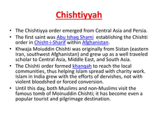 Sufis in sub continent | PPTX