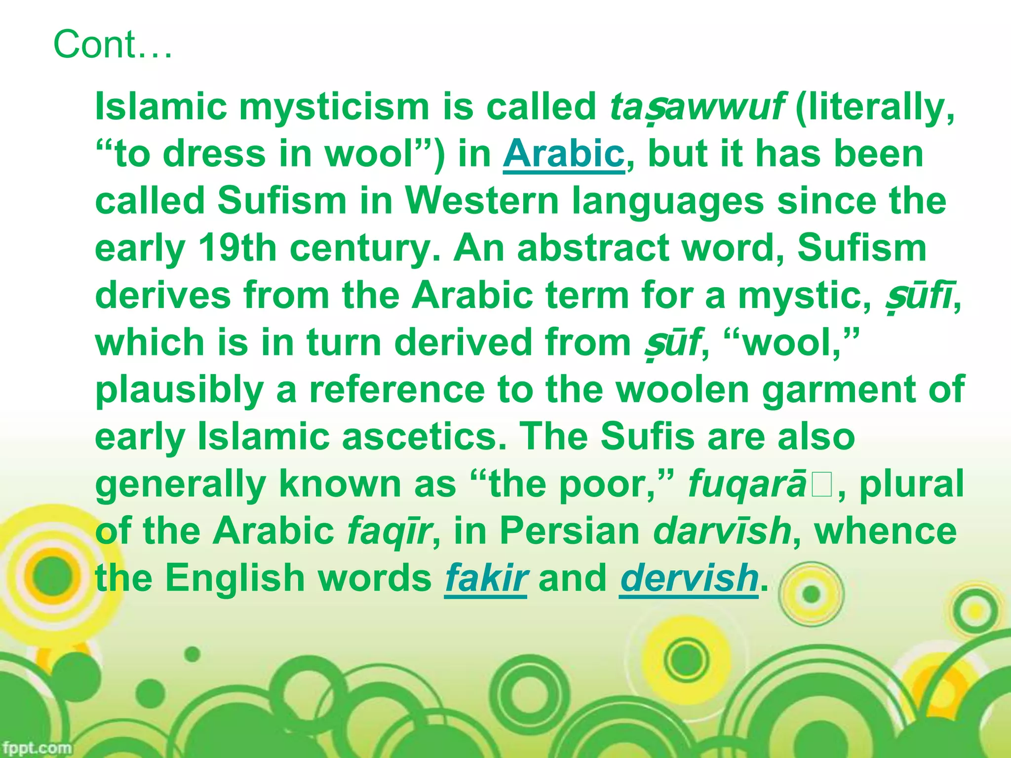 Sufism | PPTX