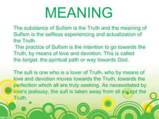 Sufism | PPTX