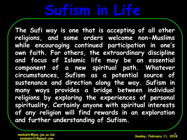 Sufism and health psychology | PPT