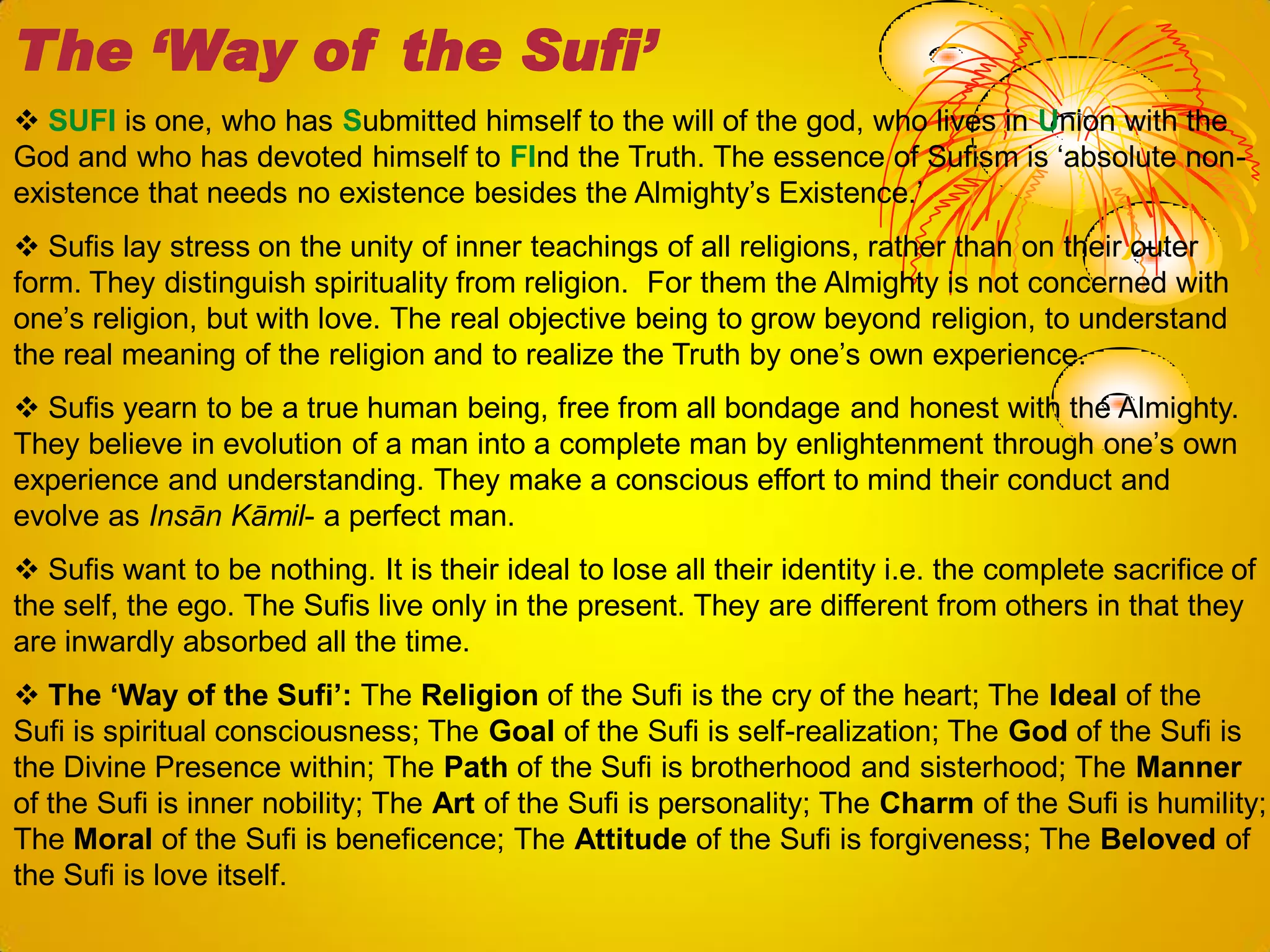 Sufism ppt | PDF