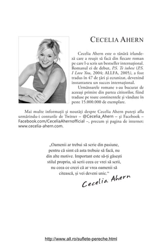 Suflete pereche cecelia ahern pdf | PDF
