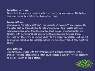 Sufrage | PPT
