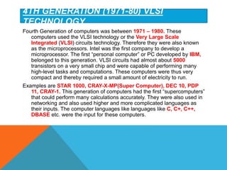 Generation of Computers | PPT