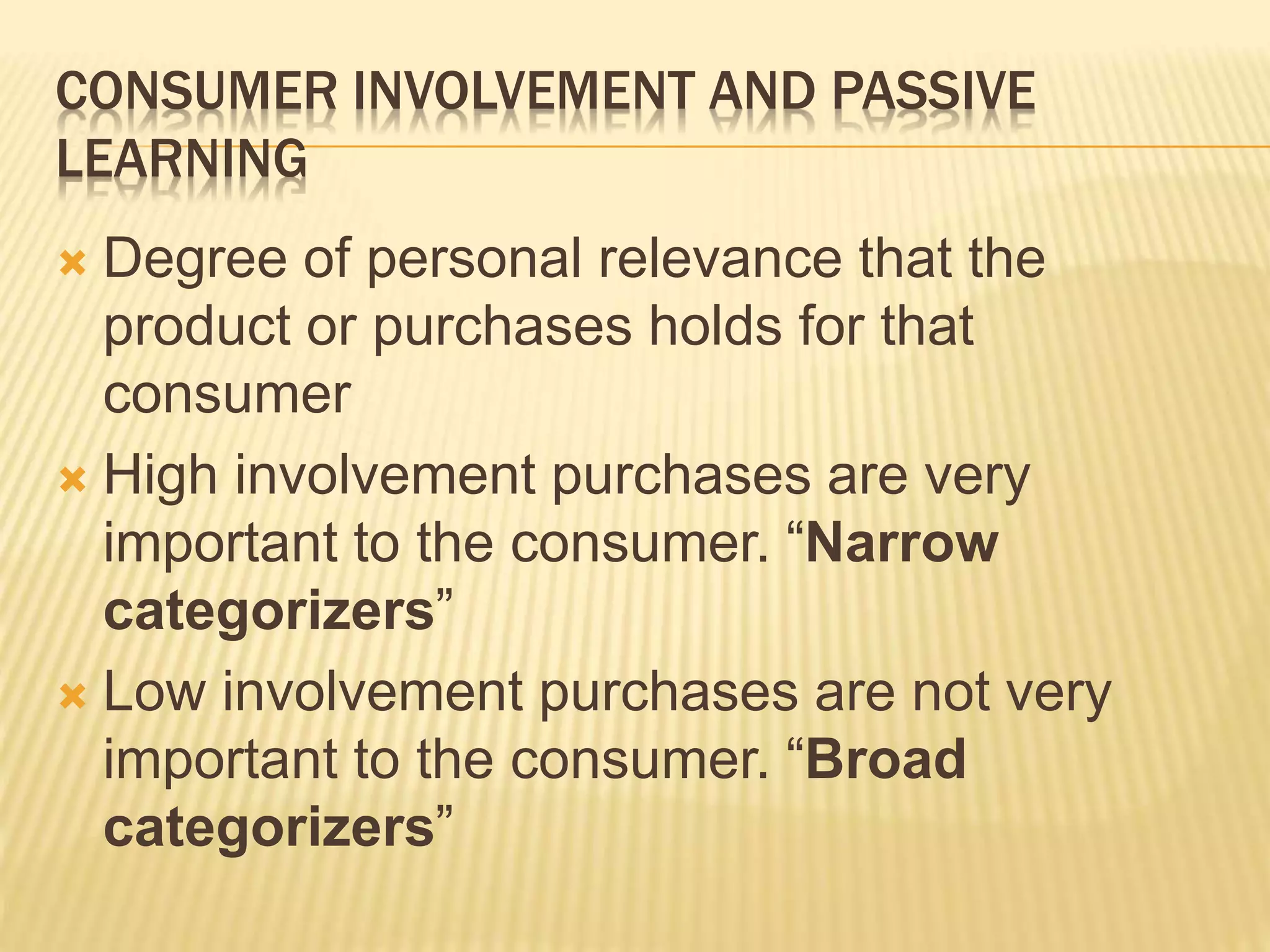 Consumer learning Riphah International University | PPT